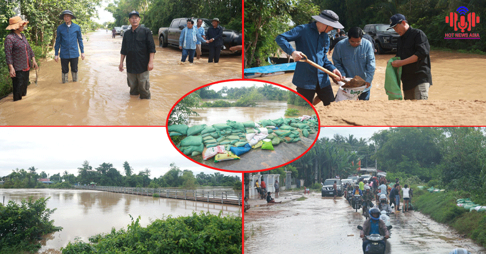 ជំនន់ទឹកភ្លៀង កំពុងបង្កការលំបាកដល់ស្រុកក្រុង នៃទឹកដីខេត្តពោធិ៍សាត់ – HNA News